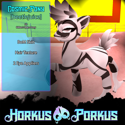 Second Life Marketplace - [HkPk] Cosmic Pony for OP - Beetlejuice